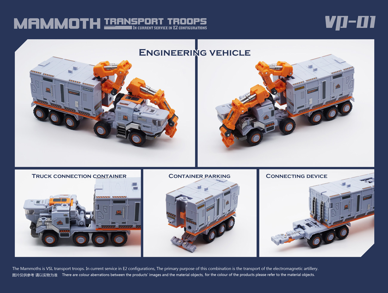 MechFansToys MFT Mech Fans Toys Mechanic Studio VP-01 VP01 Mammoth ...
