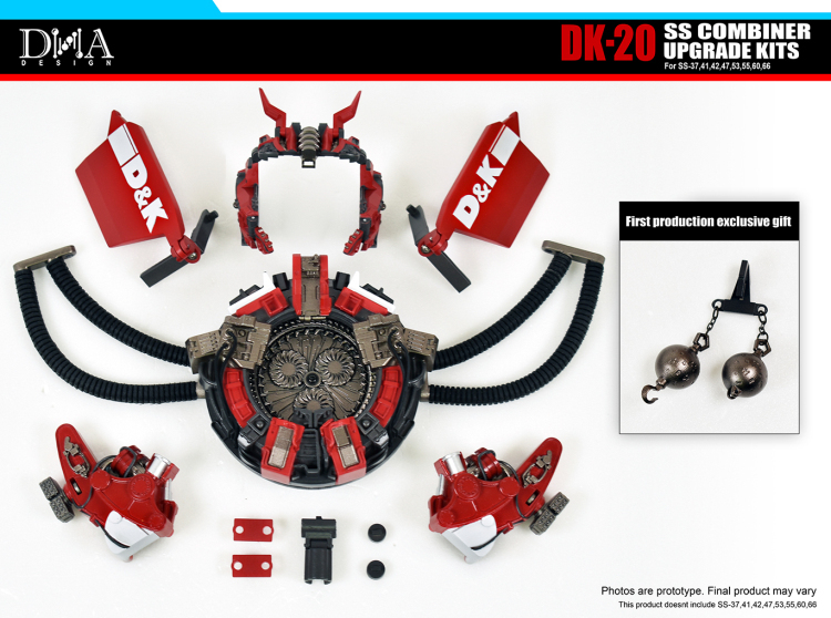 DNA DESIGN DK-20 STUDIO SERIES COMBINER DEVASTATOR UPGRADE KIT,New arrival