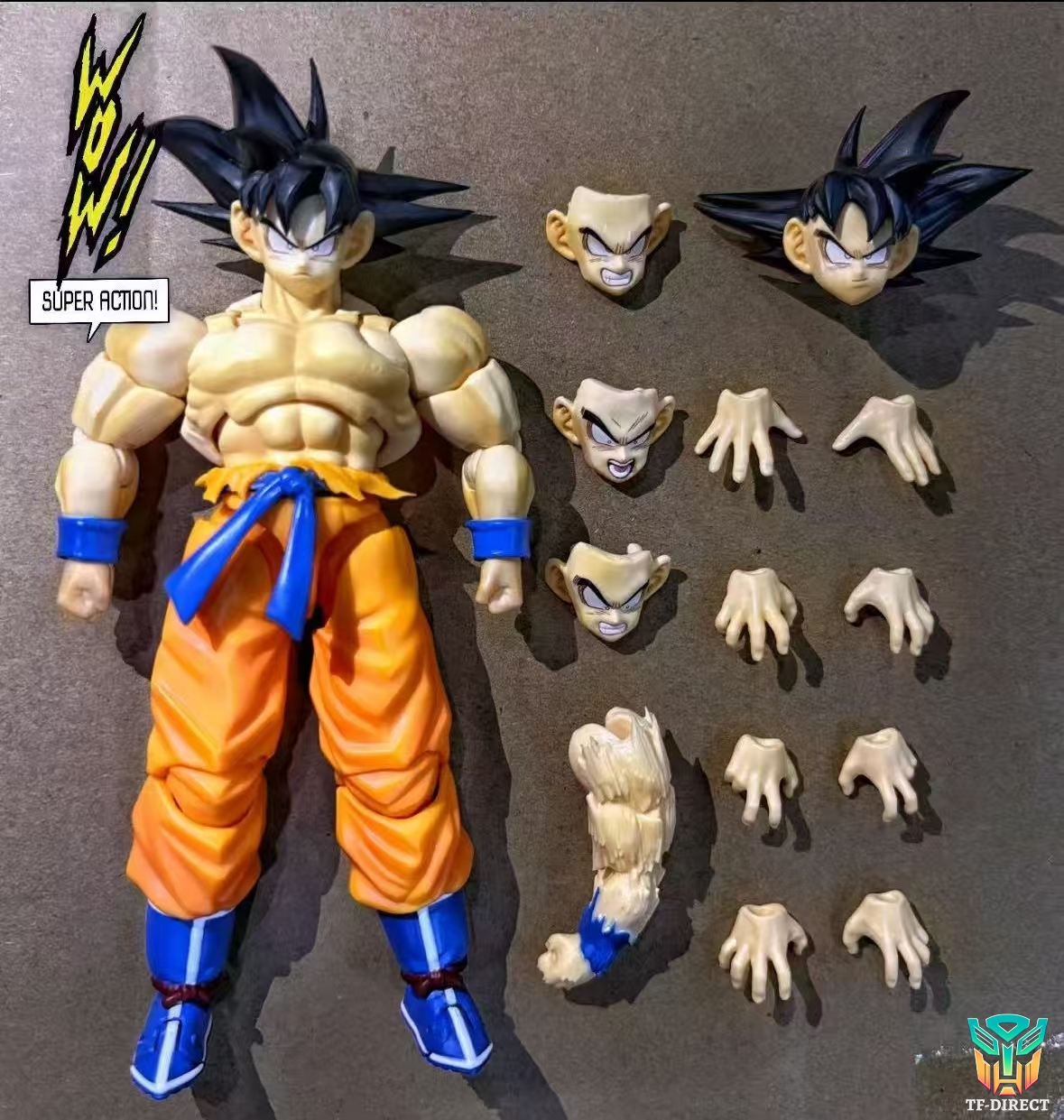 Wow Superaction Studio Son Goku Action Figure Kakarotto Dragon Ball ...